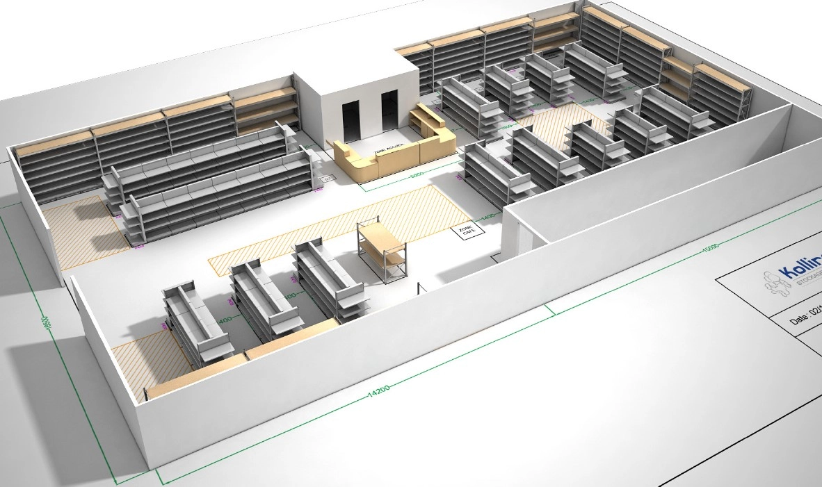 Gondole & Rayonnage Professionnel pour Magasin